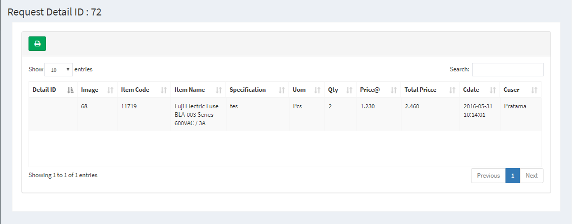 request List — iStock 0.0.1 documentation
